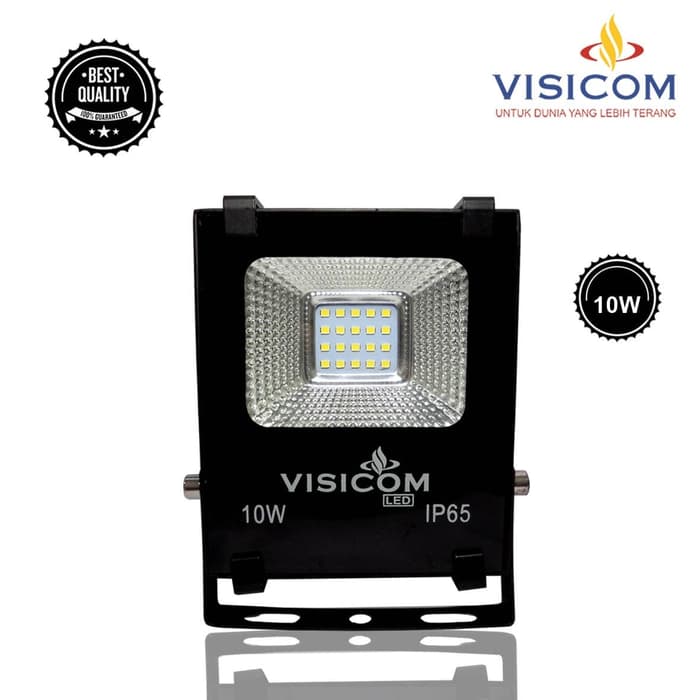LED SOROT FLOODLIGHT 10 WATT VISICOM SMART – Kuning | Solusi Cahaya